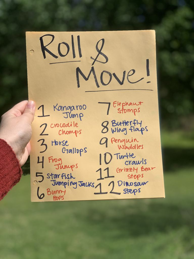 Roll and Move | Durham PreK