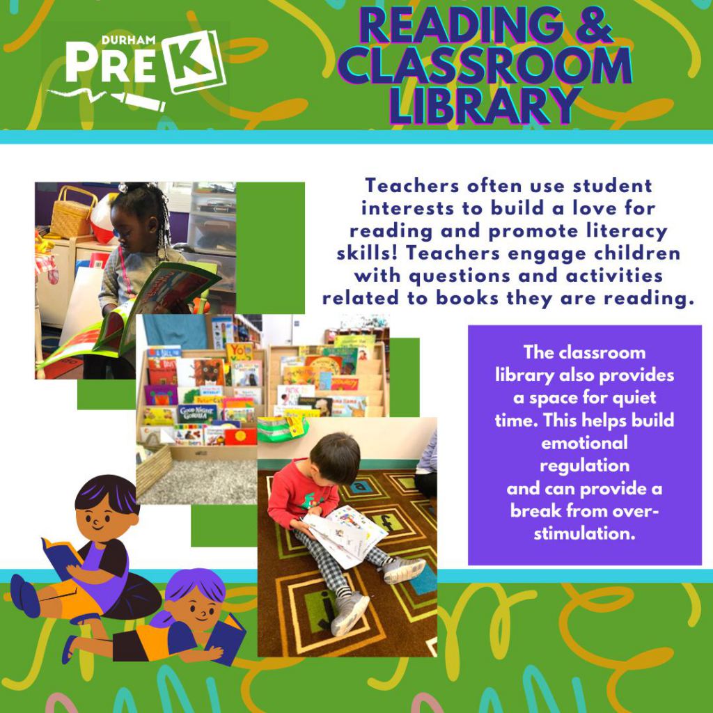 Reading & Classroom Library | Durham PreK