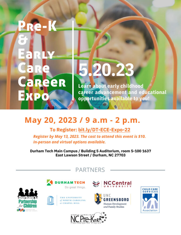 PreK & Early Care Career Expo 2023 | Durham PreK